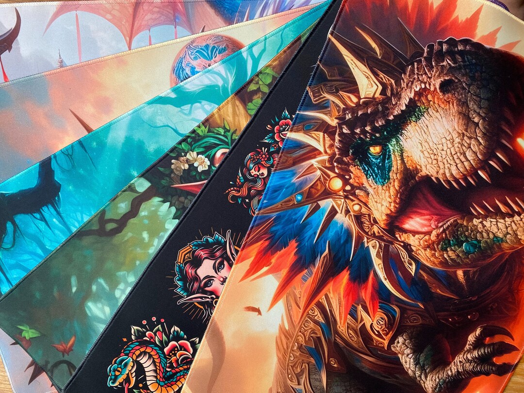 Table Top Play Mat Gaming MTG Card Game Mat Mouse Pad Gaming Computer ...