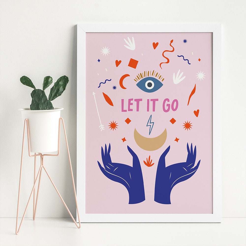 Décor de chambre indépendant, décor mural preppy, art mural girly, art ...