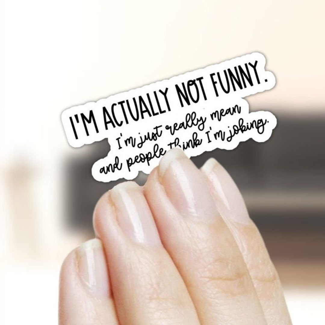Sarcastic Laptop Decal - Best Funny Laptop Stickers, Sarcastic Water ...