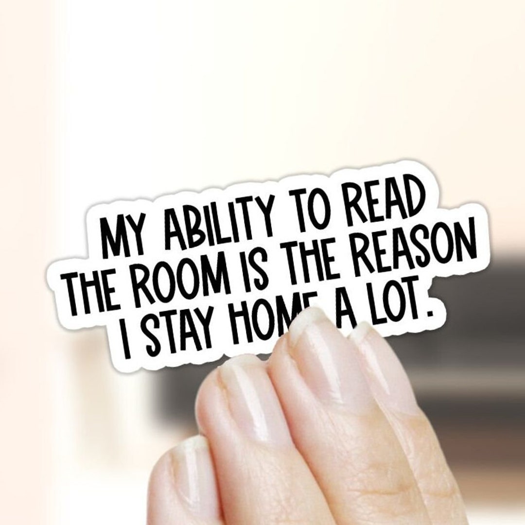 Funny Sticker for Laptop, Vinyl Stickers, Sarcastic Quote Stickers ...