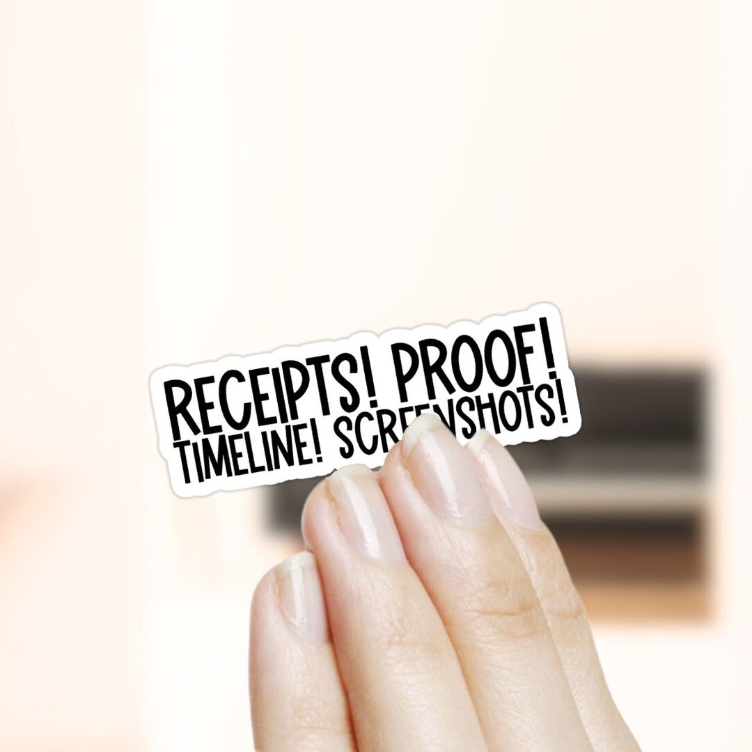Heather Gay Receipts Proof Timeline Screenshots Sticker, Bravo TV Real ...