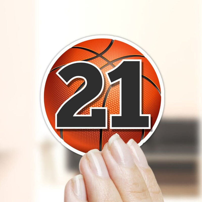 Basketball Stickers - Etsy