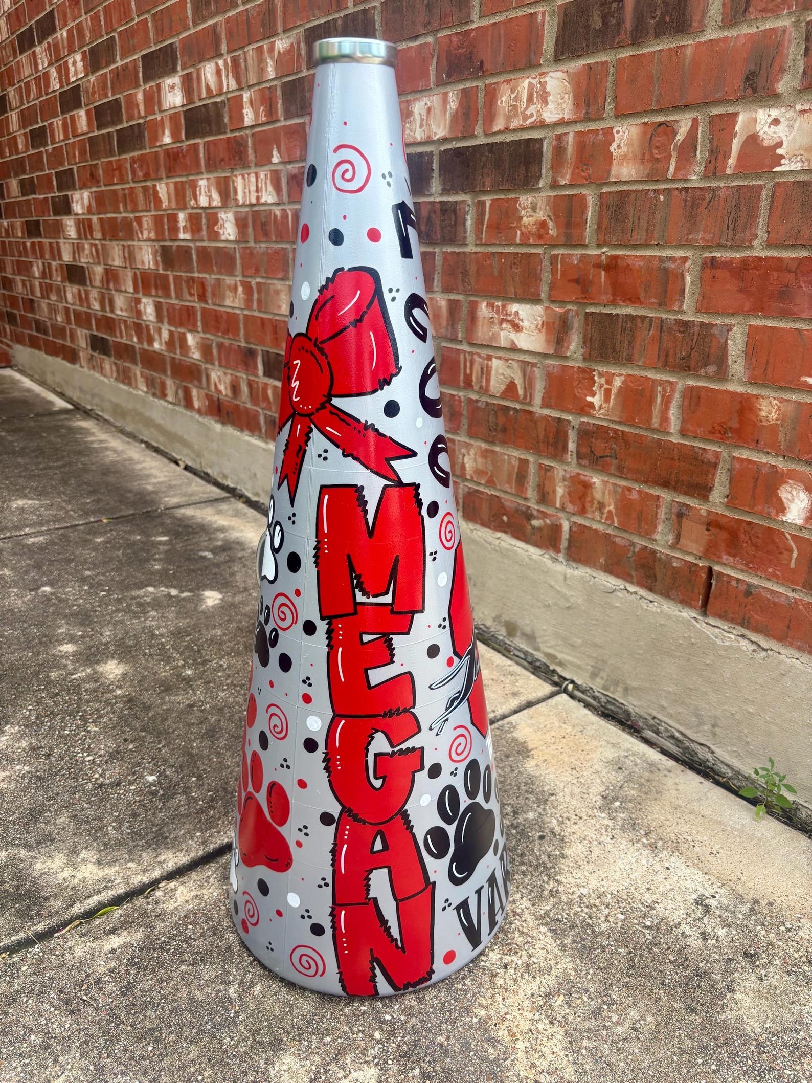 Hand Painted Cheer Megaphone, Custom Megaphone - Etsy