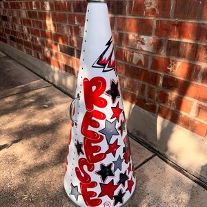 Hand Painted Cheer Megaphone, Custom Megaphone - Etsy