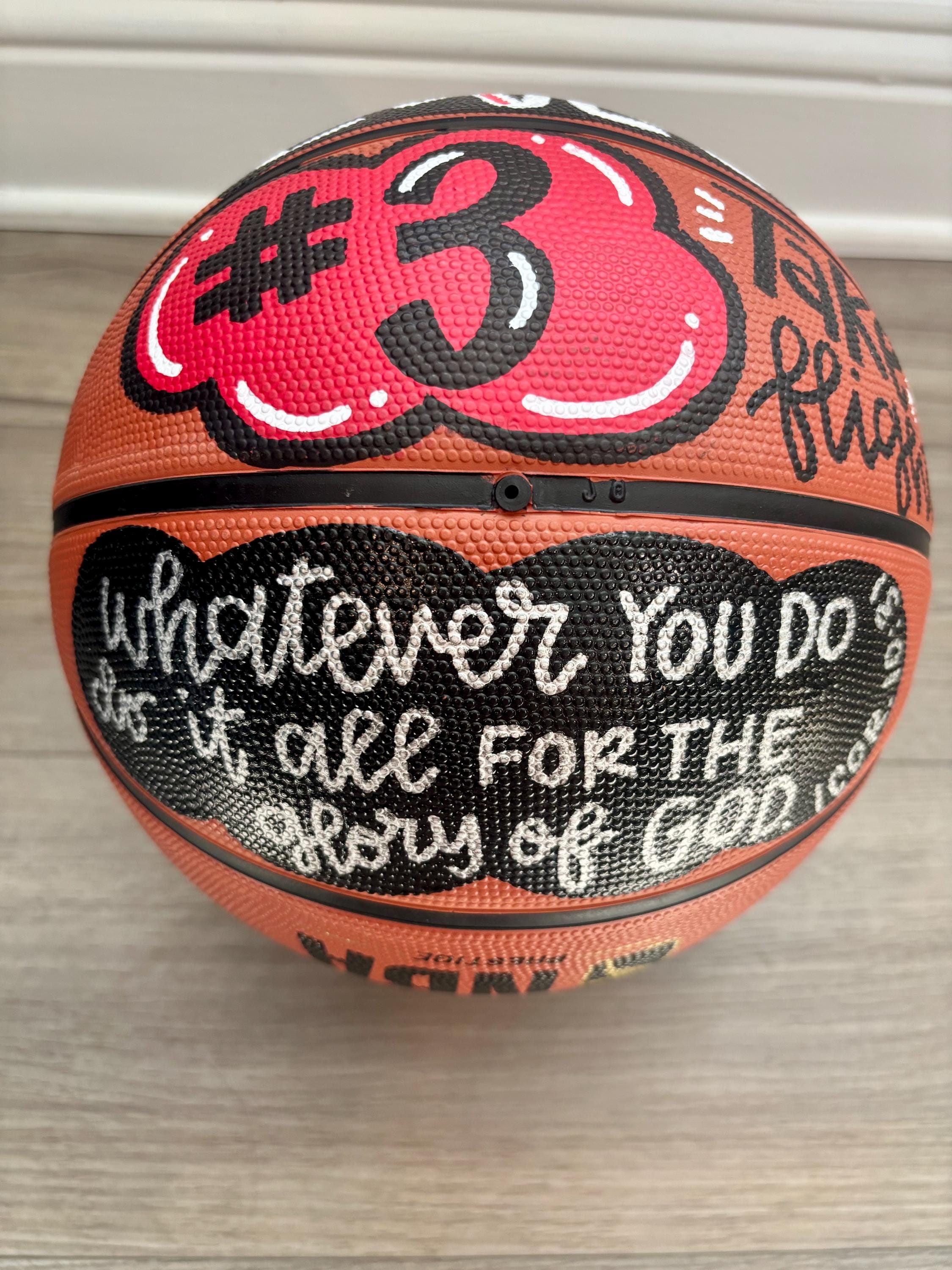 Hand- Painted Personalized Basketballs - Etsy