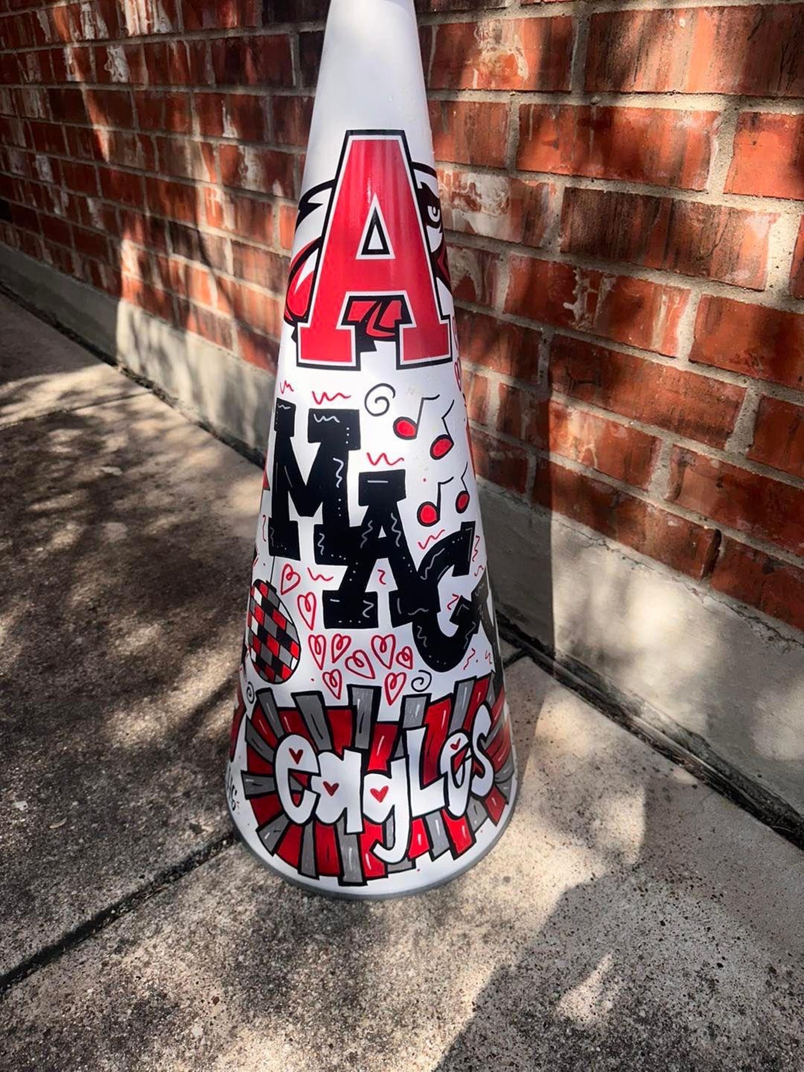 Hand Painted Cheer Megaphone, Custom Megaphone - Etsy