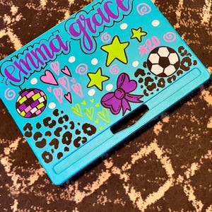 Personalized Kid Lap Desk: Hand Painted Activity Tray - Etsy