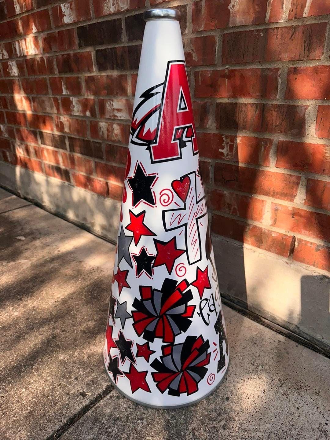 Hand Painted Cheer Megaphone, Custom Megaphone - Etsy