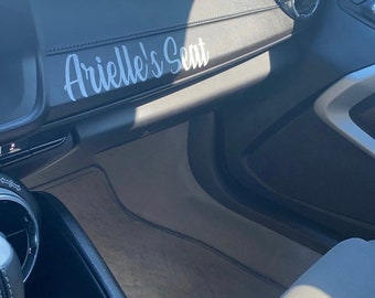 Girlfriend Seat Car Decal - Etsy