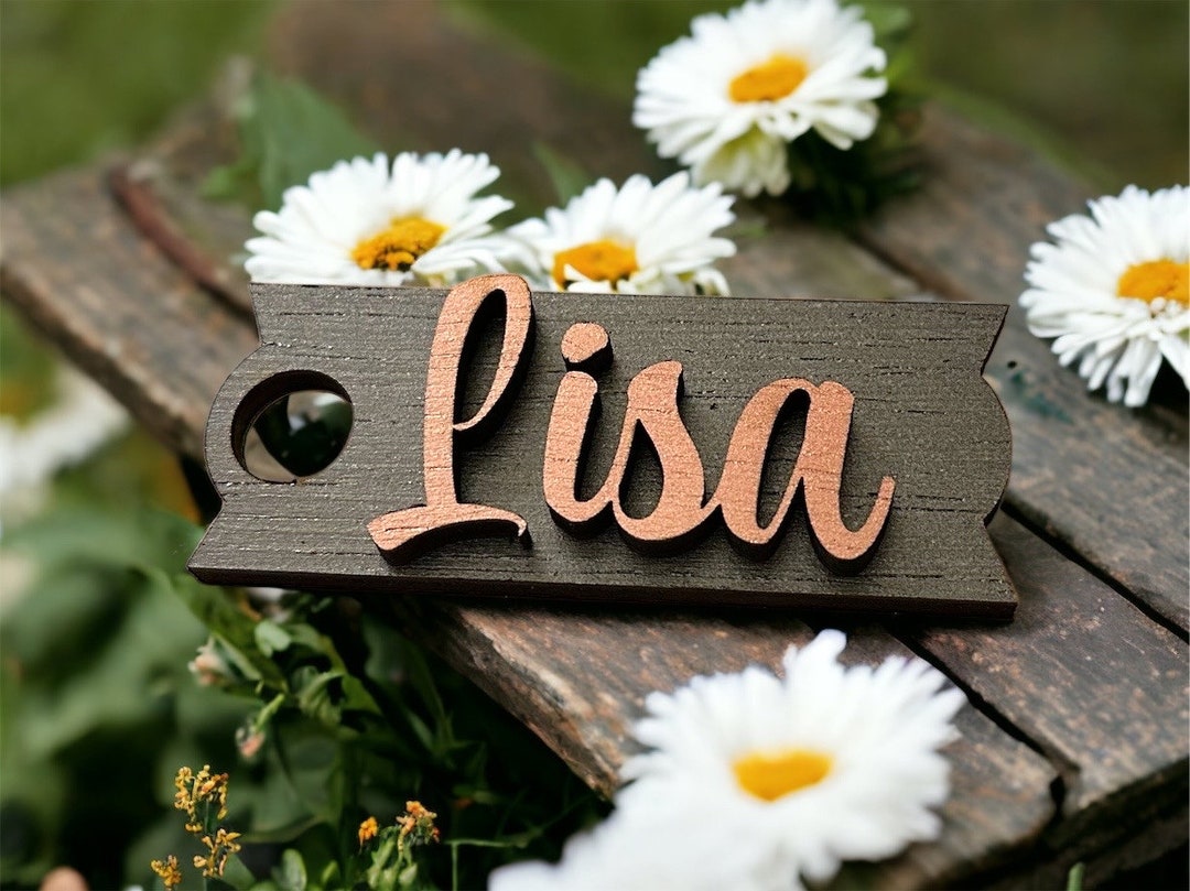 40/30oz Tumbler Personalized 3d Name Tag | Personalized Name Tag for ...