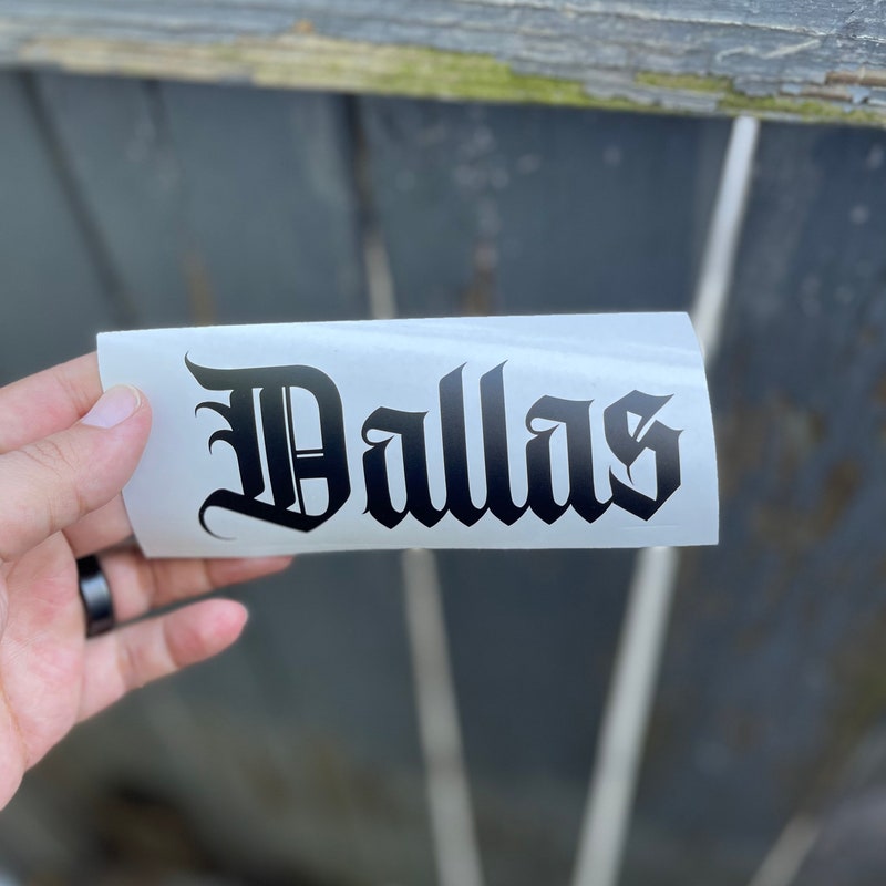 Dallas Cowboys Decal - Etsy