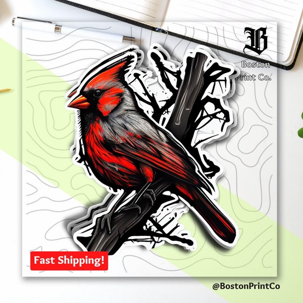 Cardinal Decal - Etsy