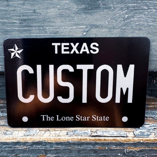 Mini License Plate - Etsy