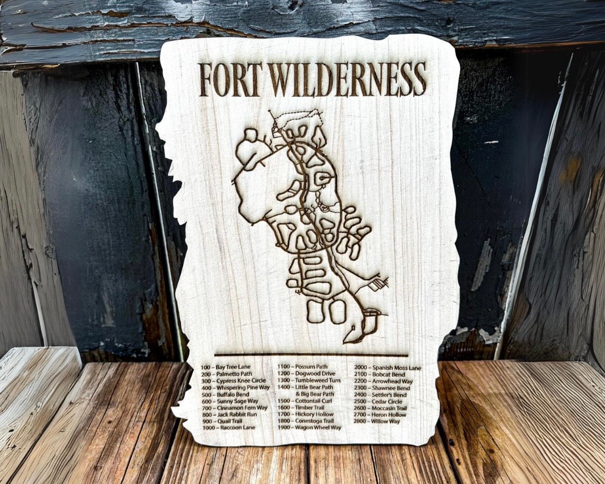300 Fort Wilderness Map