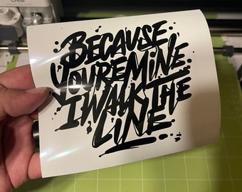 Johnny Cash Decals - Etsy