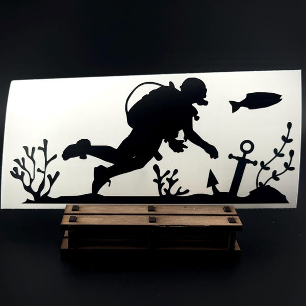 Scuba Diver Decals - Etsy