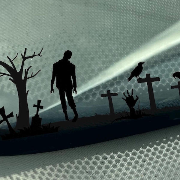 Zombie Car Decal - Etsy