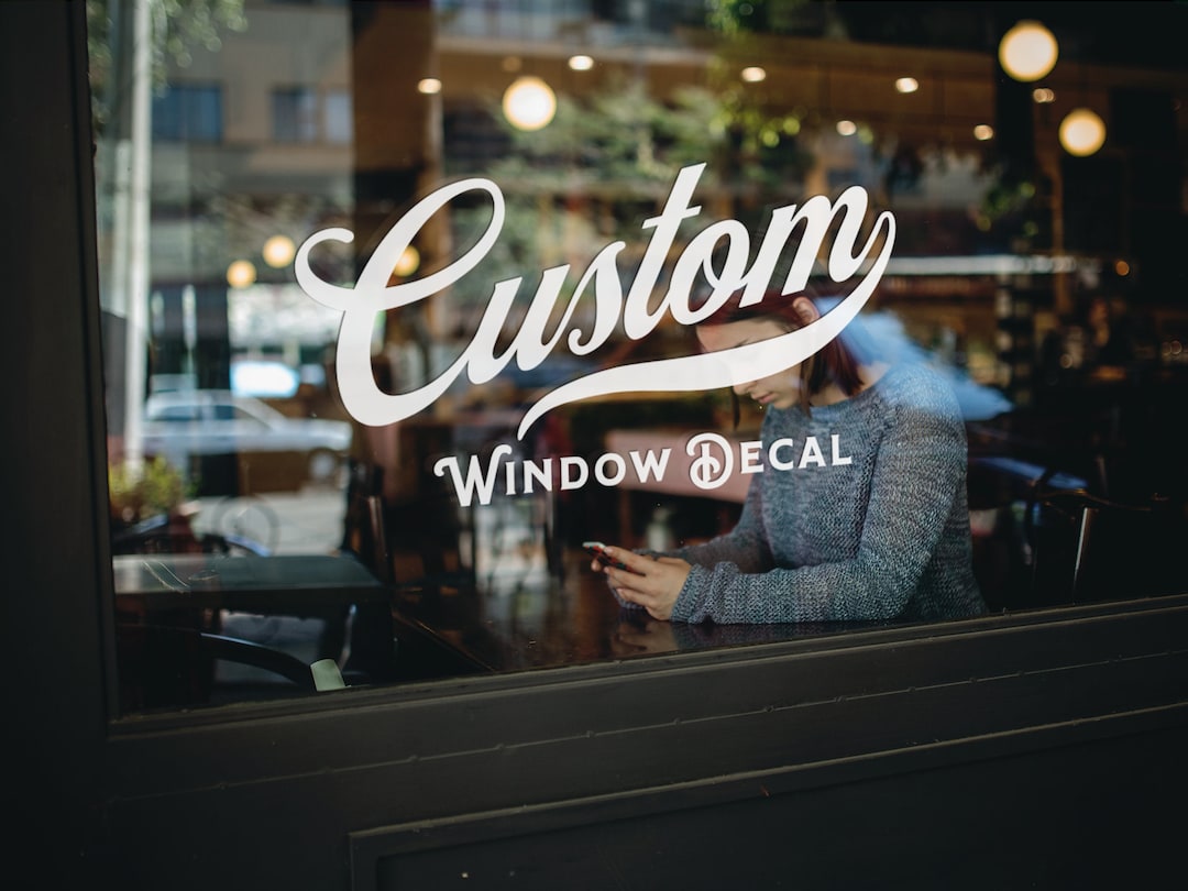 Business Window Lettering Decals - Personalized, High-quality Vinyl ...
