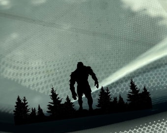 Bigfoot sasquatch With 4 Door Vehicle Decal Windshield - Etsy