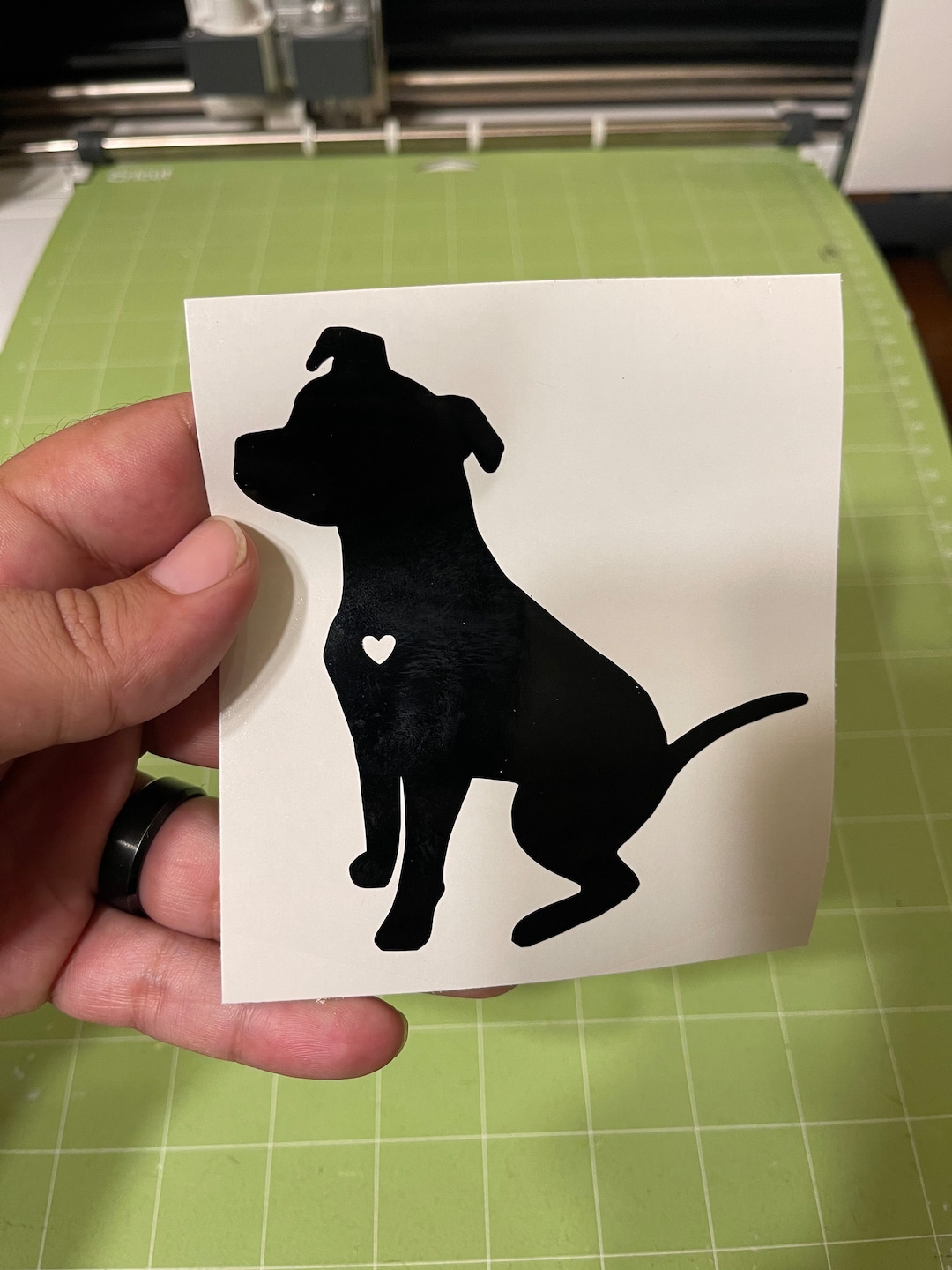 Pitbull Dog Vinyl Decal – American Terrier Sticker for Car Windows, Dog ...