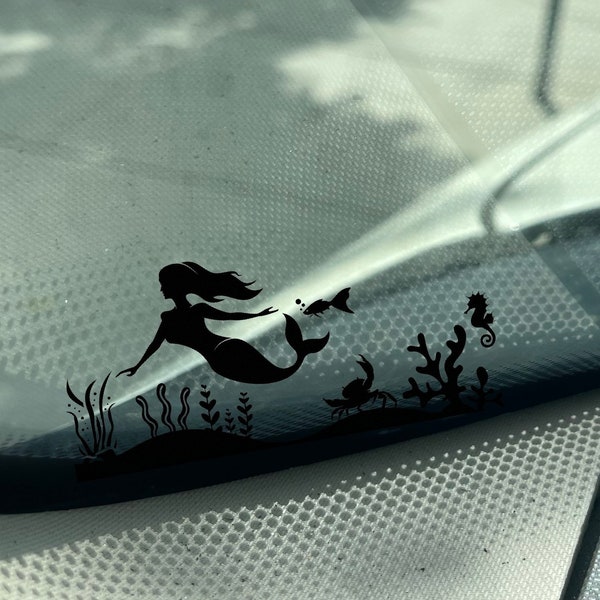 Mermaid Decal - Etsy