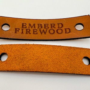 Customized No Sew Genuine Leather Tags for Beanies, Hats, Handmade ...