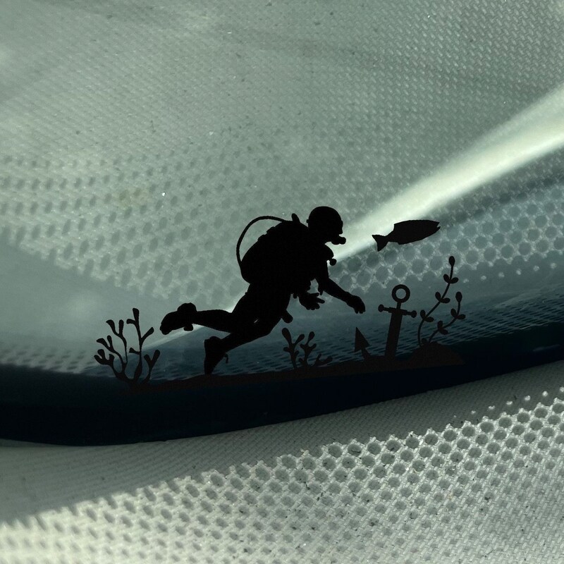 Scuba Diver Decals - Etsy