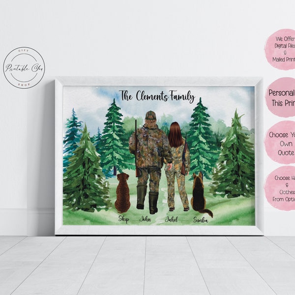 Hunting Couple - Etsy