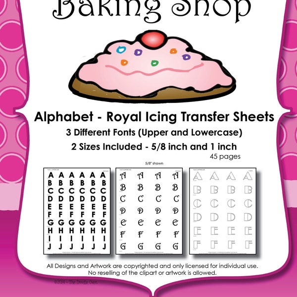 Royal Icing Pattern Sheets - Etsy