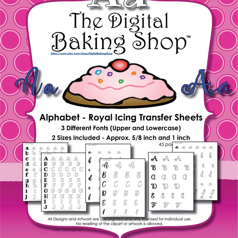 Icing Letters - Etsy UK