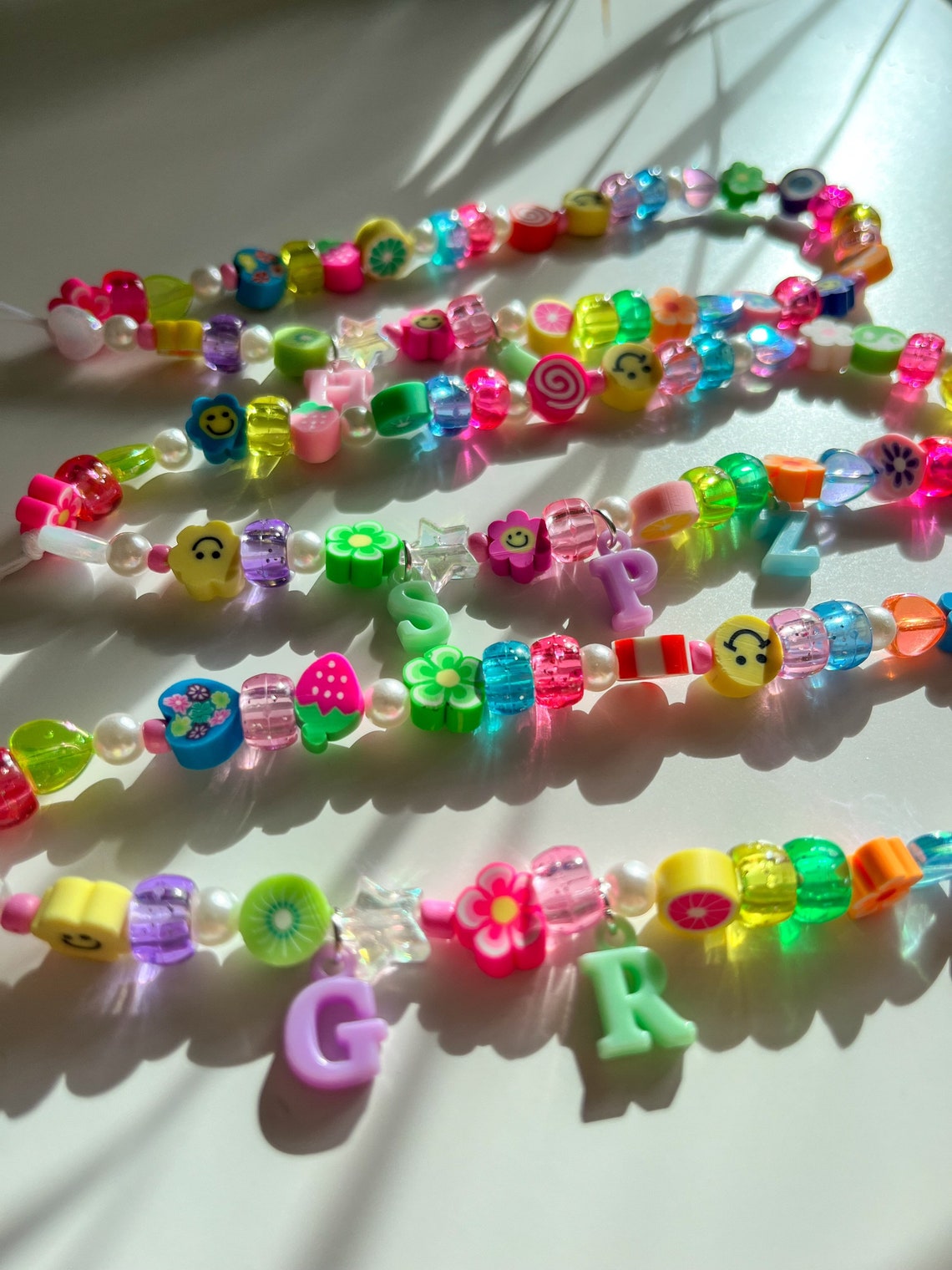 Custom Initial Y2k Phone Charm Beaded Charm Customisable - Etsy UK