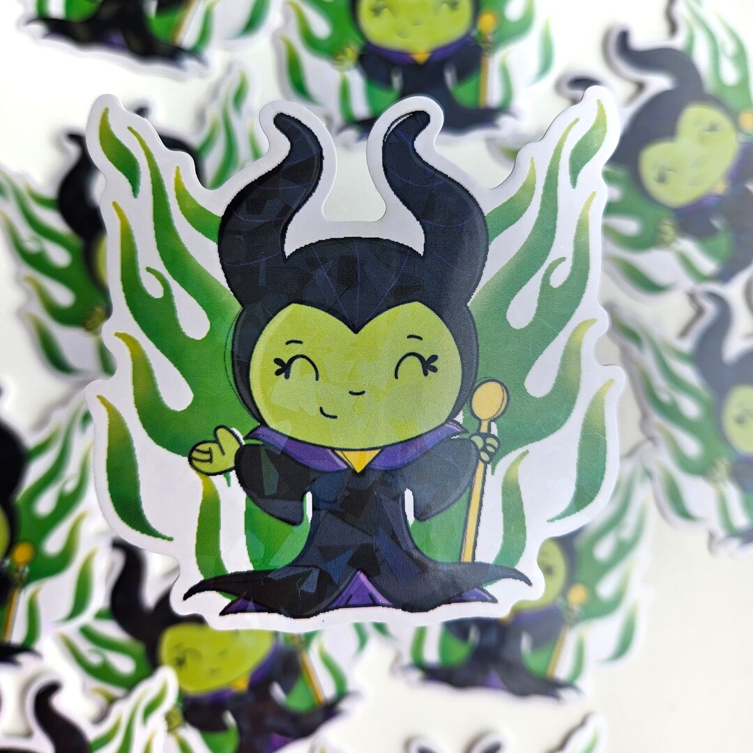 Disney Vinyl Sticker - Maleficent Sticker - Aurora Sticker - Cute ...