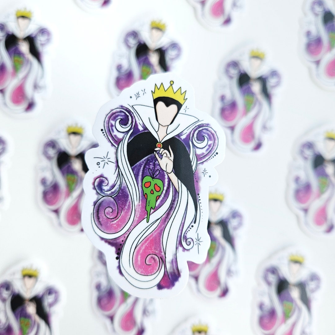 OOPS Disney Sticker Evil Queen Sticker Disney Villain Sticker Snow ...