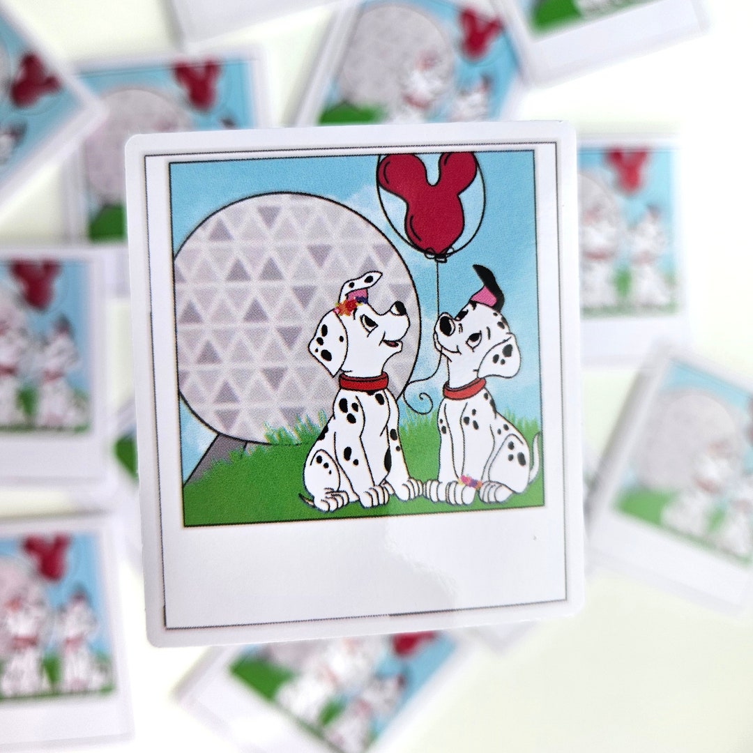 Disney Sticker 101 Dalmatians - Disney Vinyl Sticker Epcot - Mickey ...
