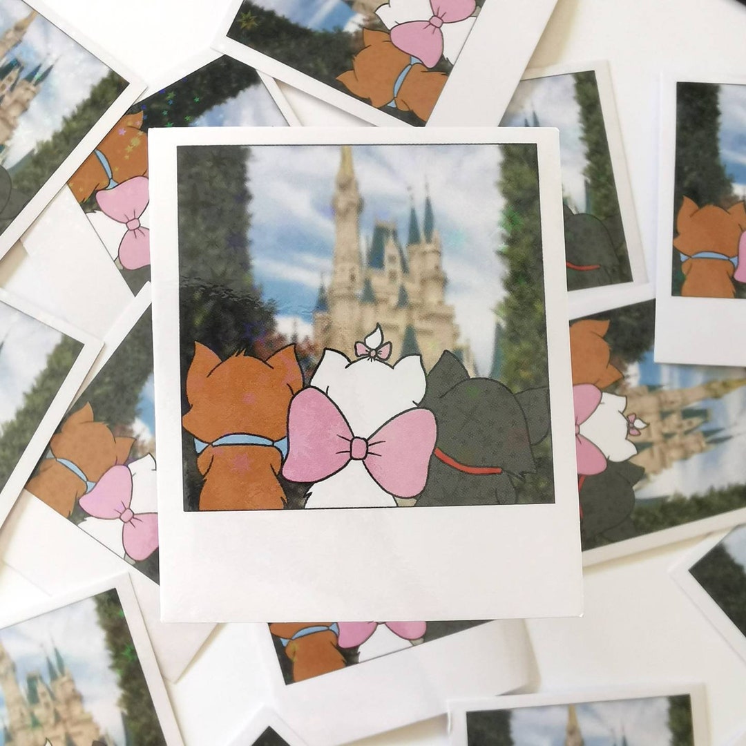 Aristocats Disney Vinyl Sticker Cute Holographic Sticker - Etsy