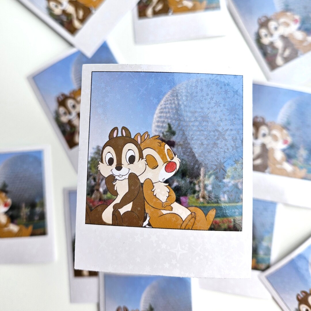 Cute Chip and Dale Vinyl Sticker Disney Parks Sticker Kawaii Disney ...