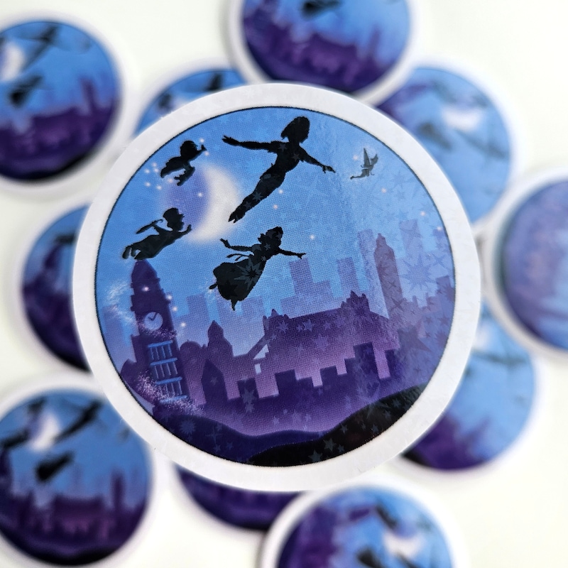 Peter Pan Wall Decal - Etsy UK