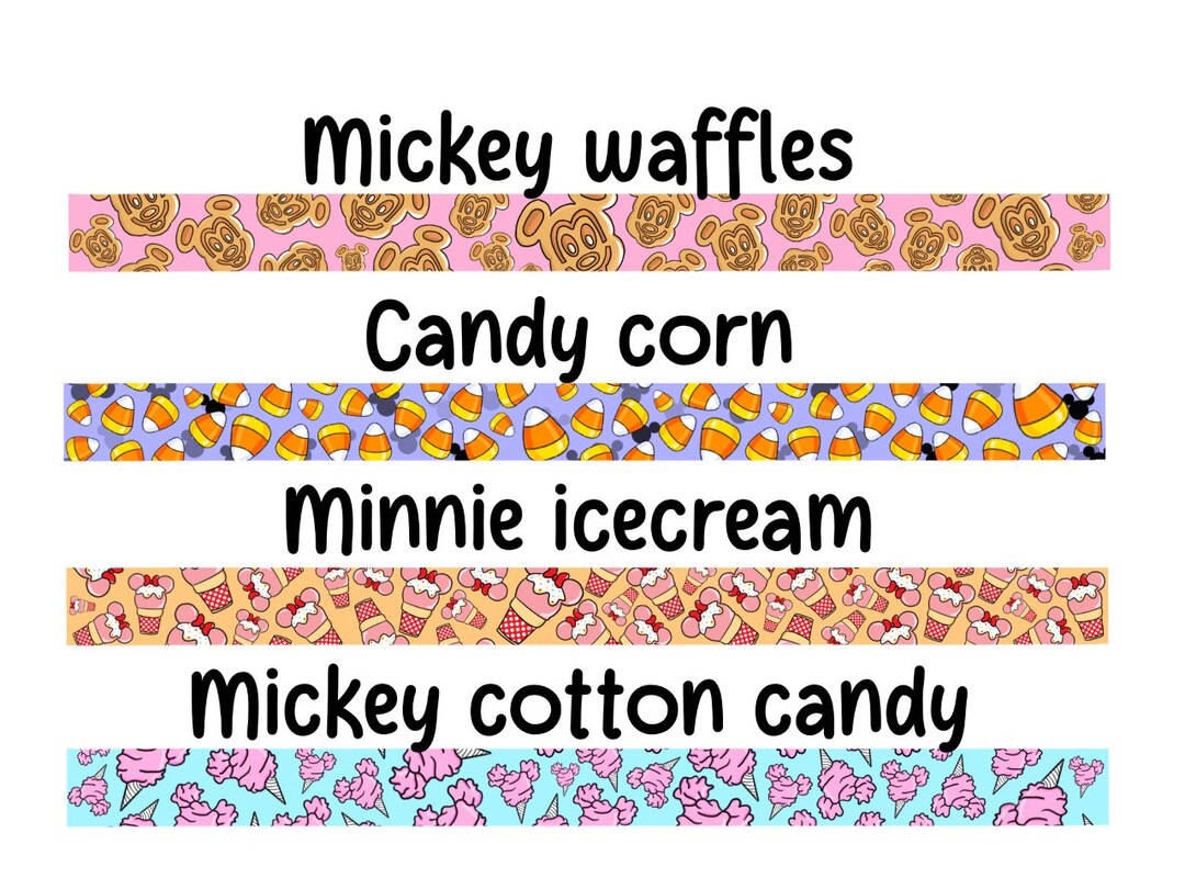 Disney Washi Tape Disney Snack Washi Tapes Masking Tape Snacks Mickey ...