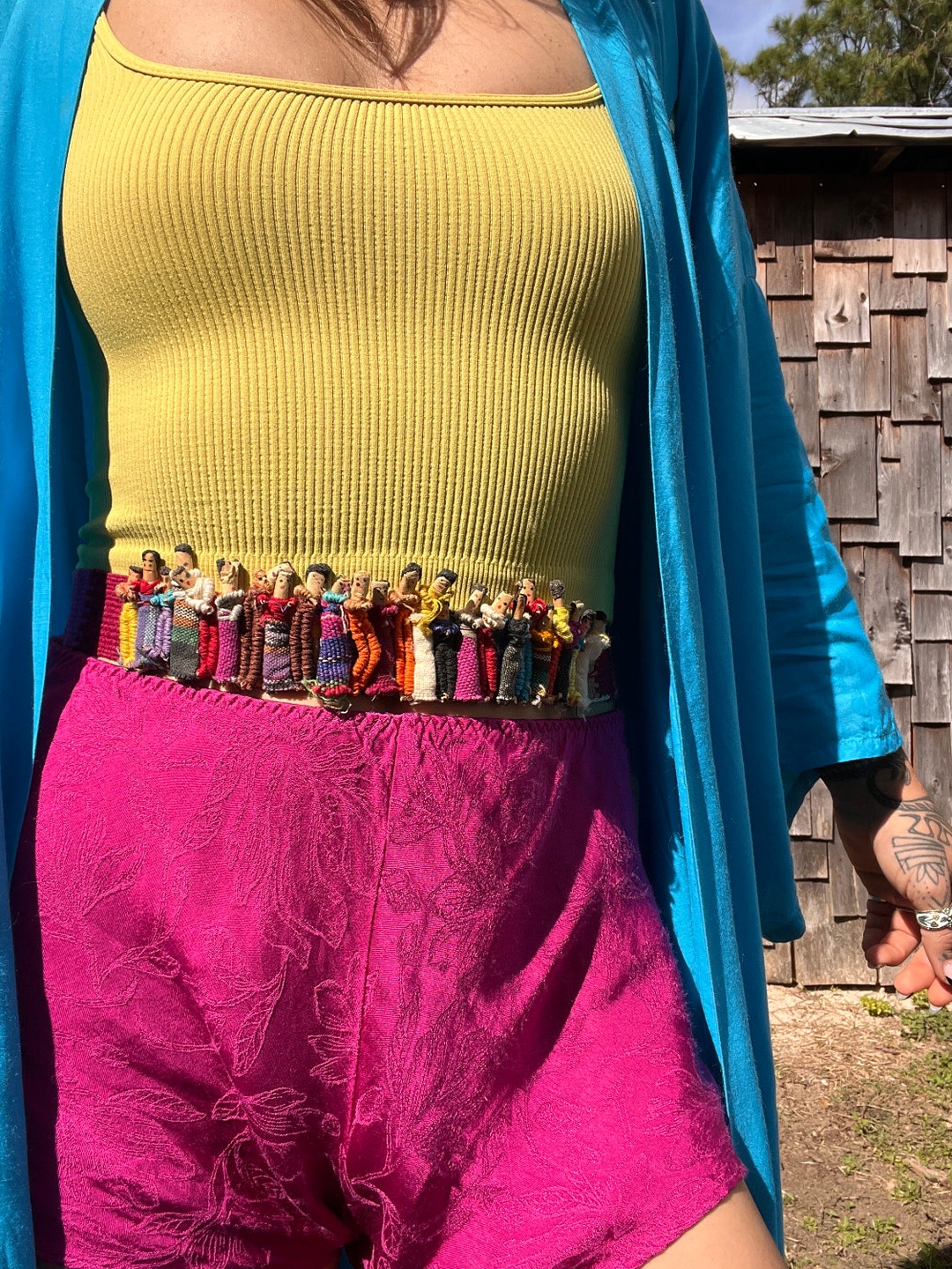 Vintage Funky Worry Doll Belt - Etsy