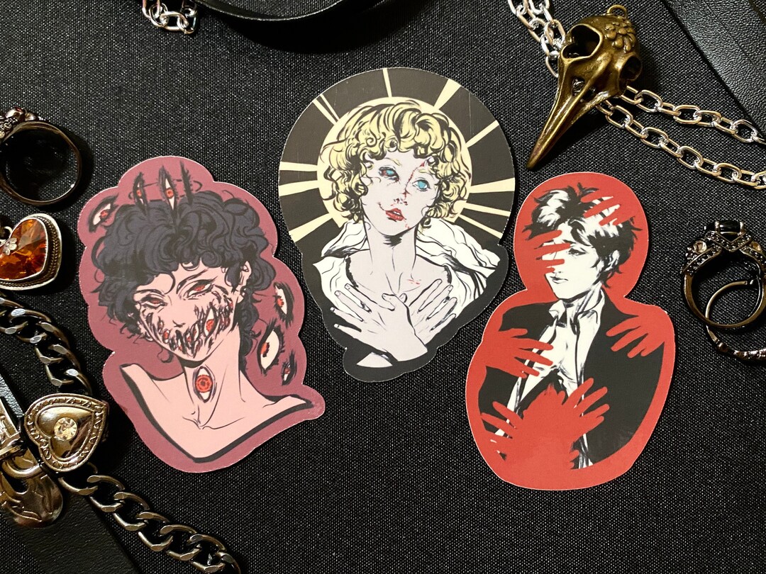 Creepy GORE V2 Sticker 3 in Vinyl Waterproof Glossy Sticker, Laptop ...