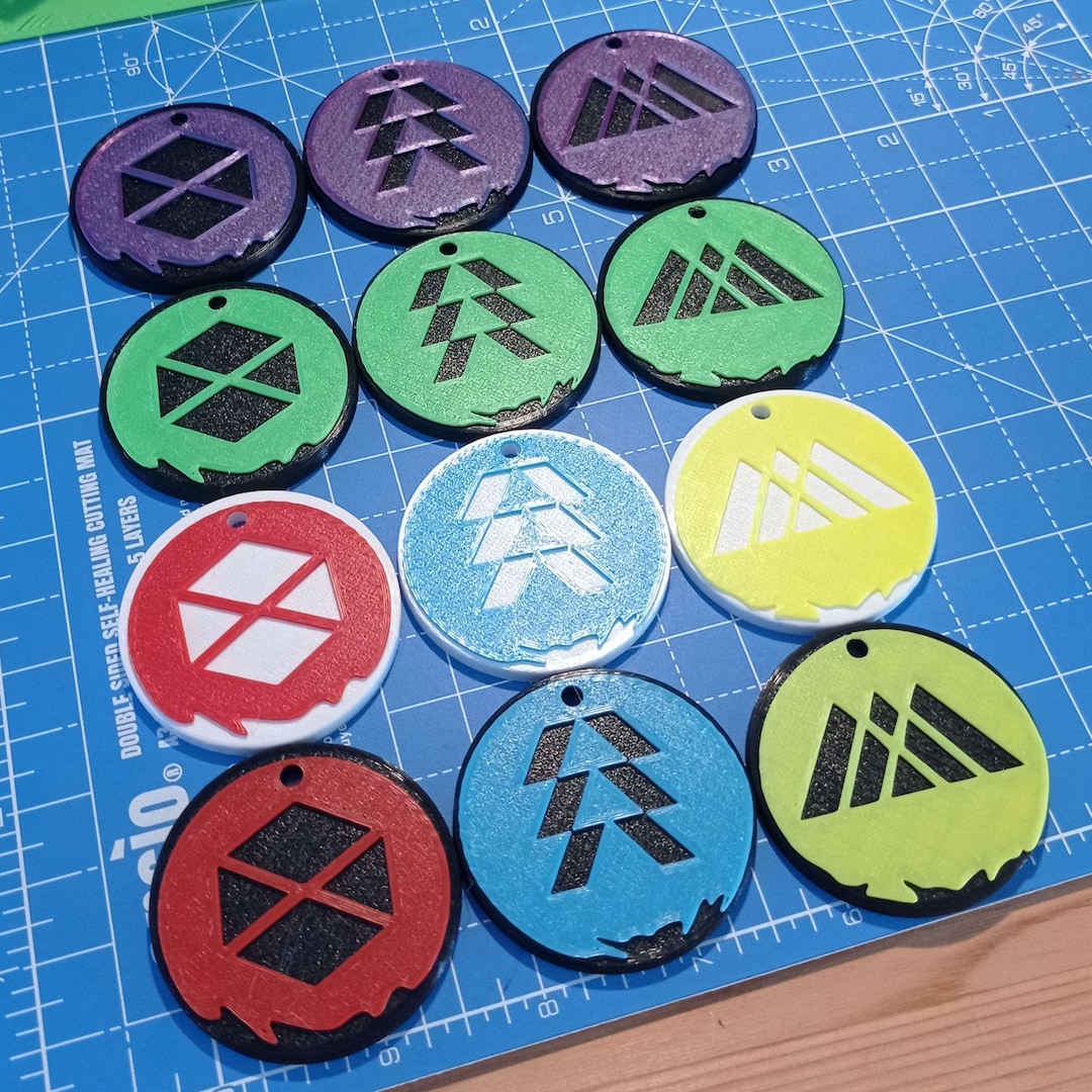 Destiny 2 Class Key Charm / Bag Accessory || Original Model Fan Art ...