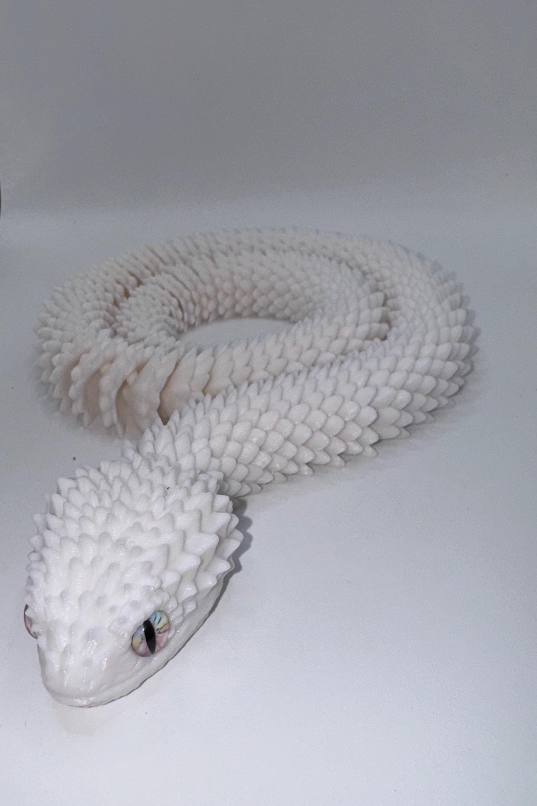 Articulated Viper Snake Fidget Toy – Flexible and Poseable, Realistic ...