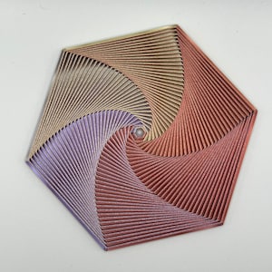 Hexagon Super Fidget - Superhexa | 7.60" Across | Giant Fractal Fidget ...