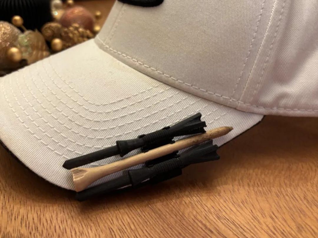 Hat Clip Golf Tee Holder | Teekeeper Hat Clip, Golf Tee Hat Holder ...