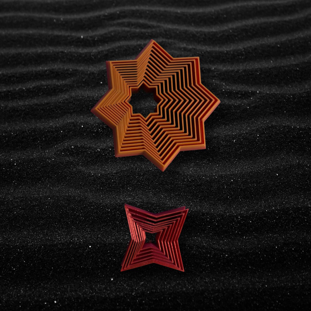 Fractal Fidget Star Mini Fractal Fidget Star Bundle - Etsy