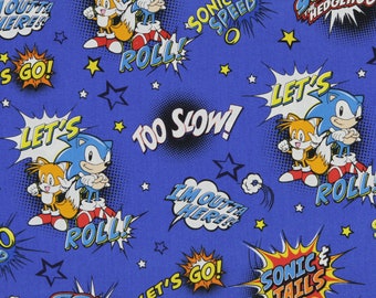Sonic Fabric by the Yard - Etsy