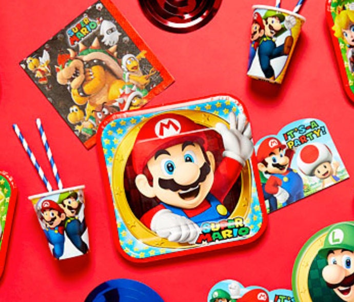 Super Mario Plates - Etsy UK