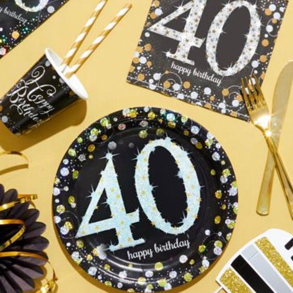 40th Birthday Party Etsy Uk
