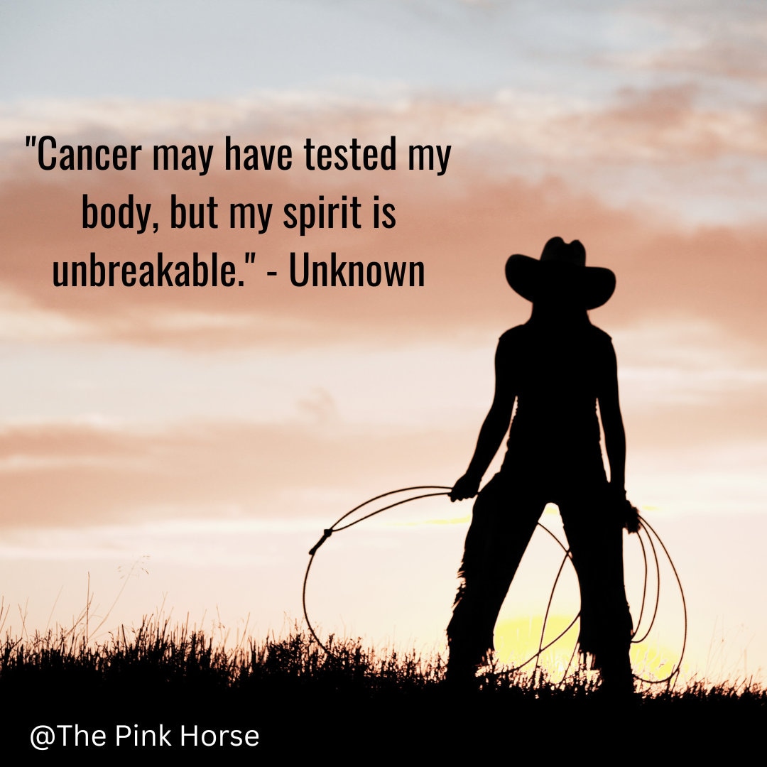 29 Cowgirl Cancer Ready to Use Inspirational Quotes / Canva Instagram ...