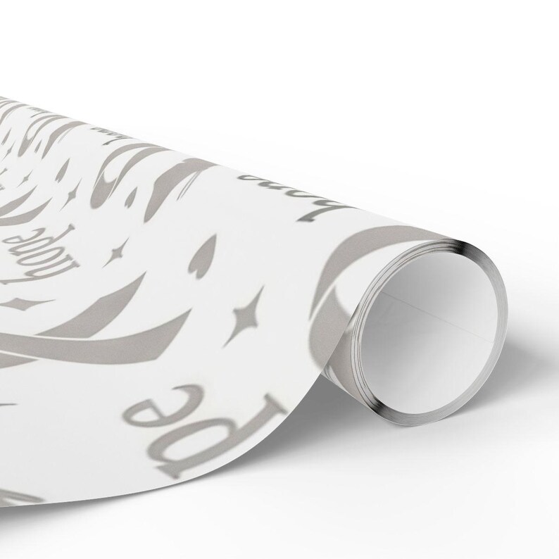 Hope Ribbon Gift Wrap, Cancer Awareness, Butterfly Wrapping Paper ...